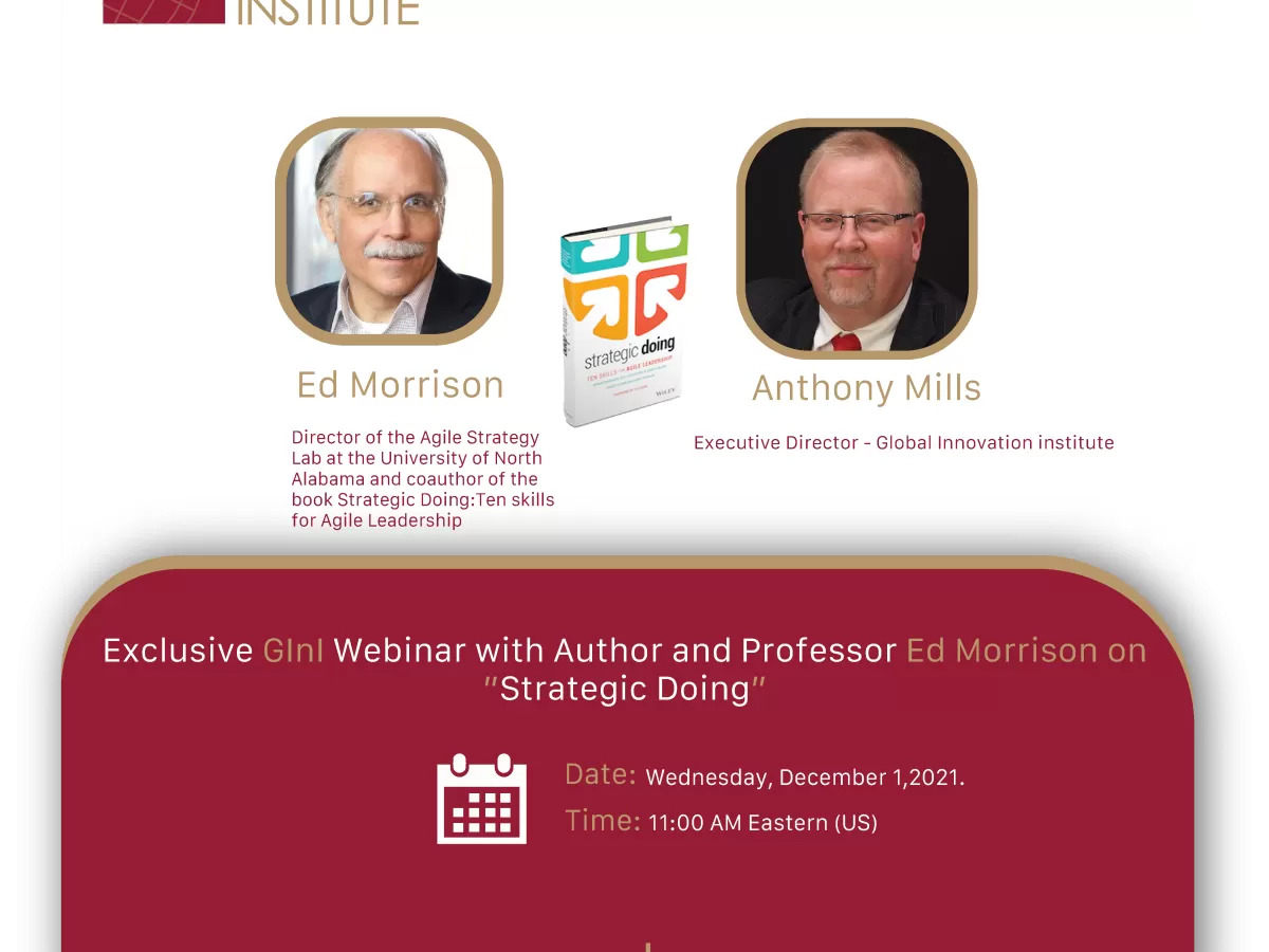 Exclusive Webinar with Author & Professor Ed Morrison on Strategic ...