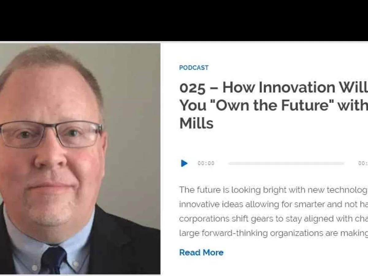How Innovation Will Help You Own The Future With Anthony Mills | GInI